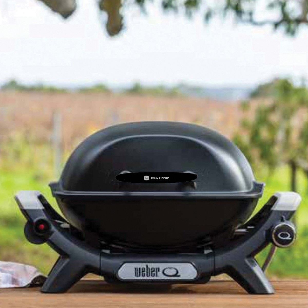 John Deere by DKM Blue. Weber® Q 1000N Baby Q Gas Grill for John Deere ...